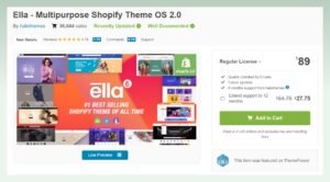 Ella Shopify Theme Review: Medium Price, High Quality!