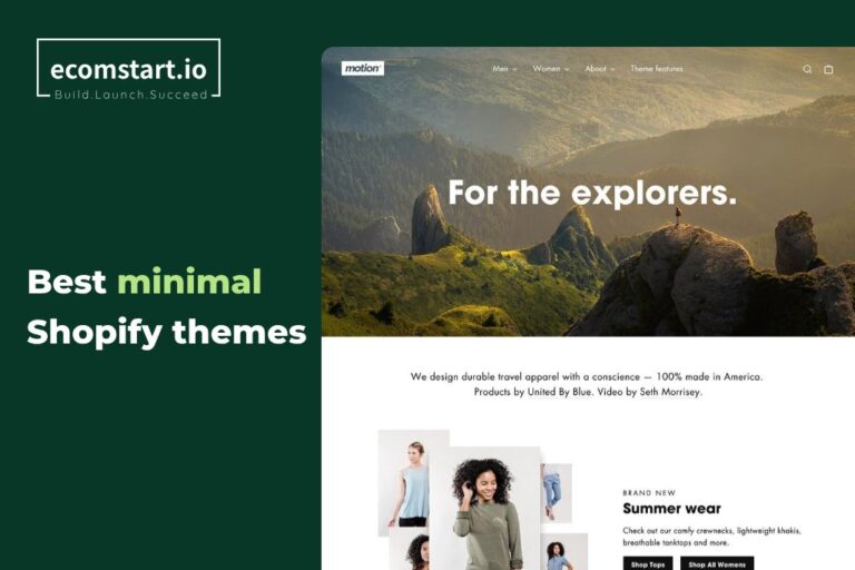 8 Minimal Shopify Themes for a Clean and Modern Store Design