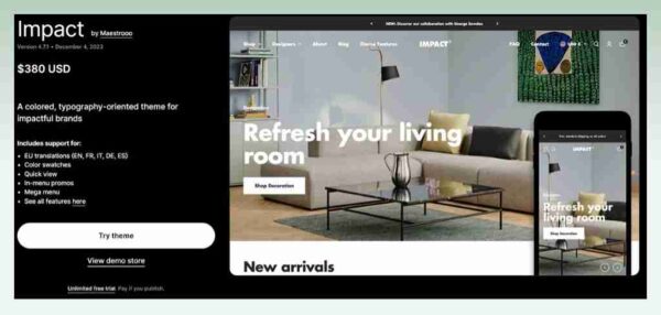 Impact Shopify Theme Review: The Best All-Around Theme