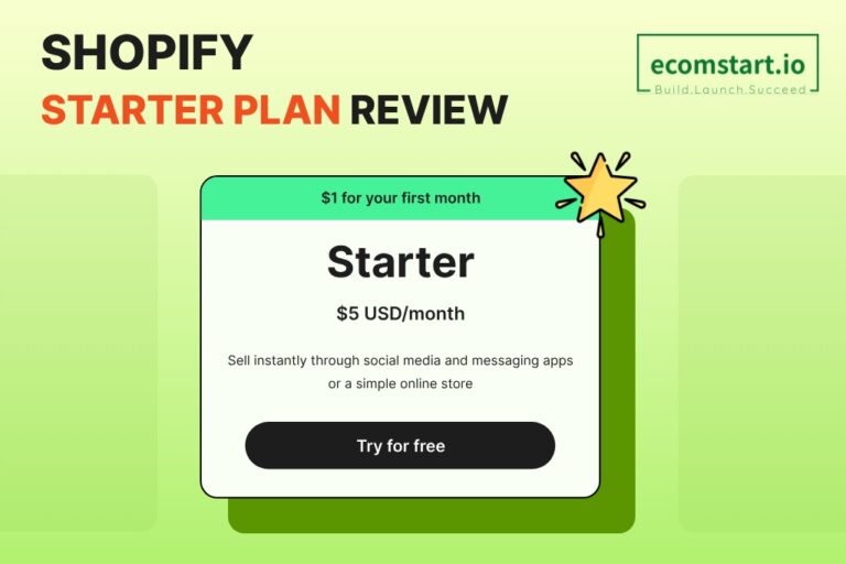 Shopify Starter Plan Review: Social Commerce Selling for Beginners