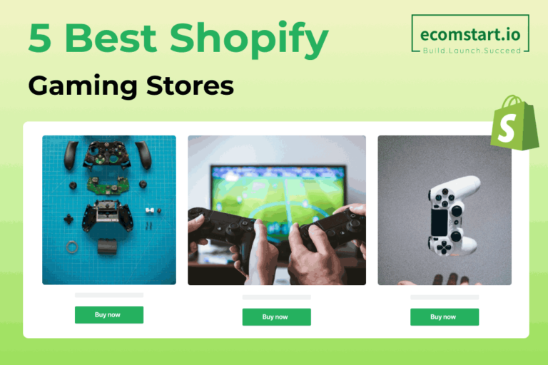 The Best 5 Examples Of Shopify Gaming Stores To Learn From