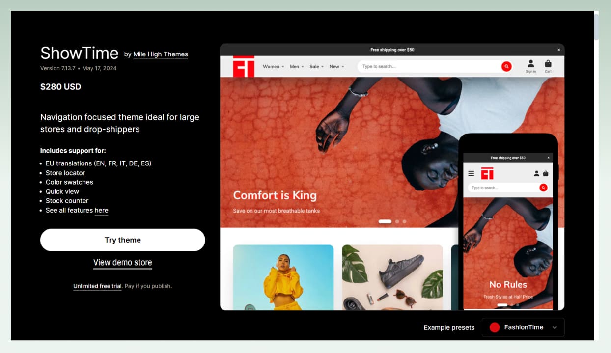 Top 7+ Best Shopify Theme for Shoes (Free & Premium Picks)