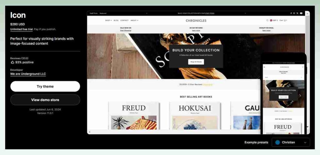 Icon Shopify Theme Review: An Iconic Premium Theme!