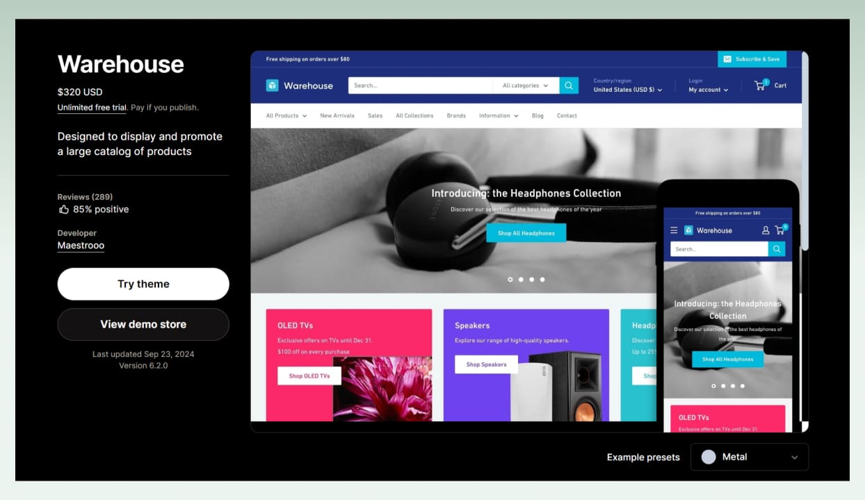 Top 6 Best Shopify Theme for Technology