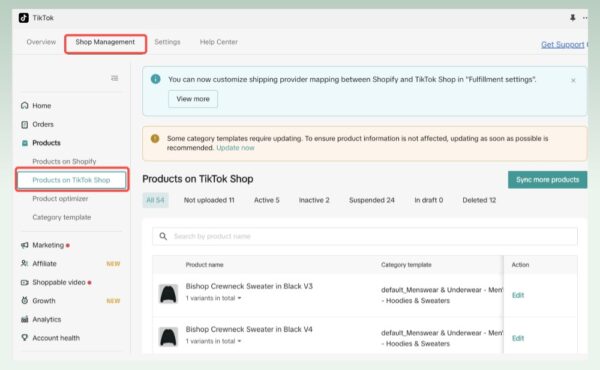 How To Sync Shopify Products to TikTok Shop [+Screenshots]