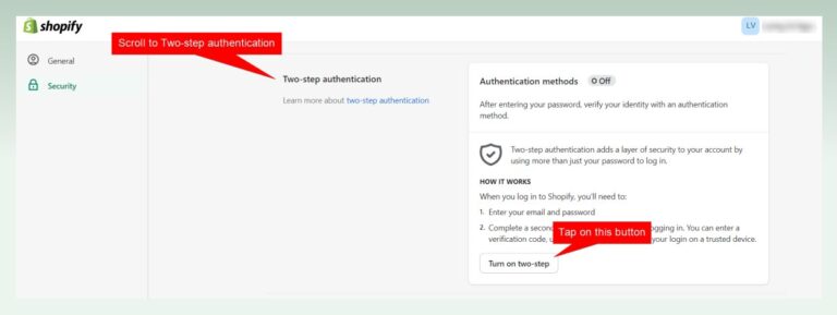 How to set up Two-Step Authentication on Shopify: Easy & Secure